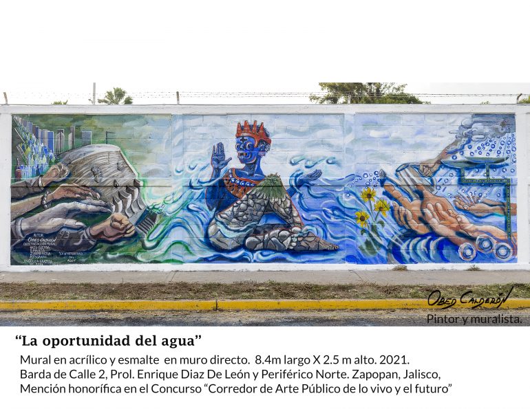 La oportunidad del agua: obra mural - Presente